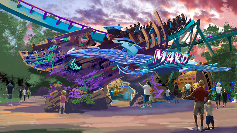 SeaWorld To Debut Shark Inspired Coaster Mako In 2016!